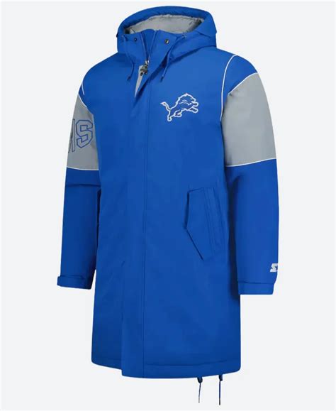 detroit lions dynasty polyfill stadium jacket