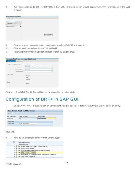 Guide To Configure Custom Sd Output Types In S4hana Using Brf Pdf