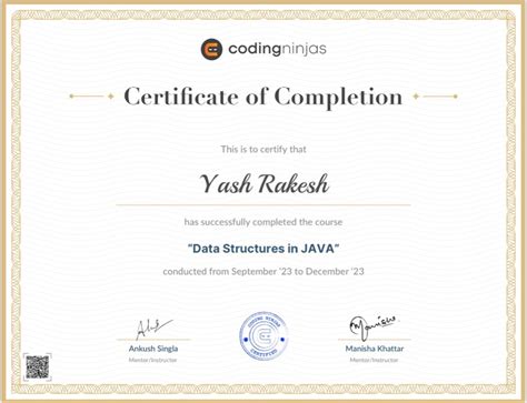 yash rakesh on linkedin datastructures algorithms codingninjas