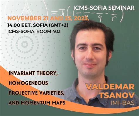 Institute Of Mathematics And Informatics Bulgarian Academy Of Sciences On Linkedin Icmsseminar