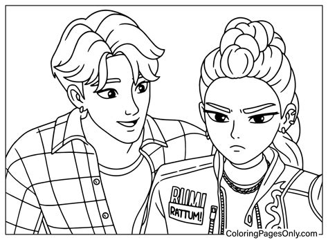 40 Kpop Demon Hunters Coloring Pages Free Printable Pdf And Online