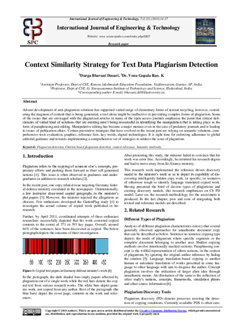 pdf context similarity strategy for text data plagiarism detection