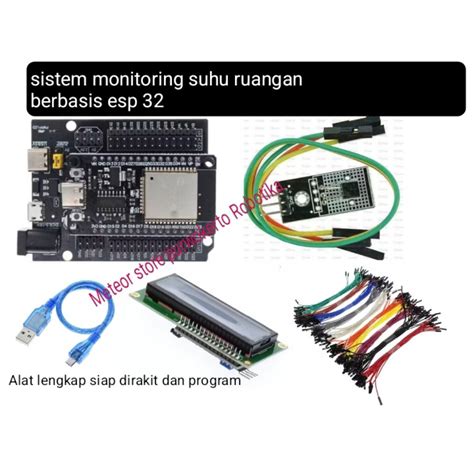 Jual Project Iot Sistem Monitoring Suhu Berbasis Esp32 Menggunakan Sensor Lm35 Bisa Connect