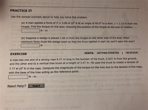 Solved Practice It Use The Worked Example Above To Help You