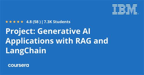 project generative ai applications with rag and langchain coursera