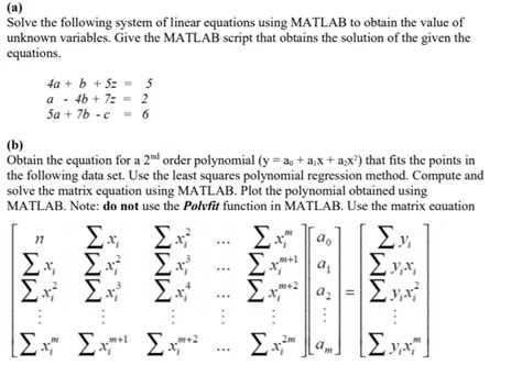 Solve Matrix Equation In Matlab Tessshebaylo