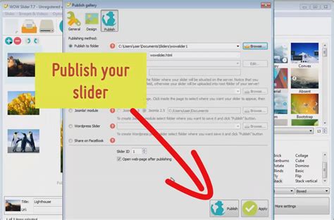how to add wow slider to an asp web page