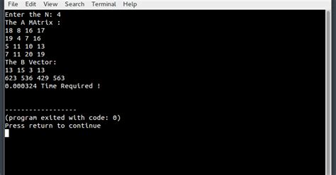 Matrix And Vector Multiplication In C Using OpenMP Model