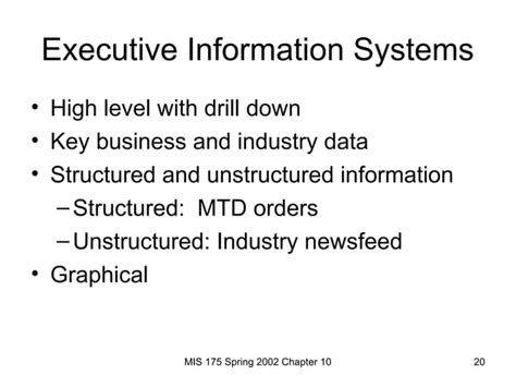 Mis Ppt An Management And Information System PPT