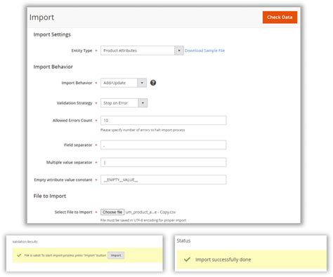 Magento 2 Export Import Product Attributes Extension Bulk Csv Ulmod