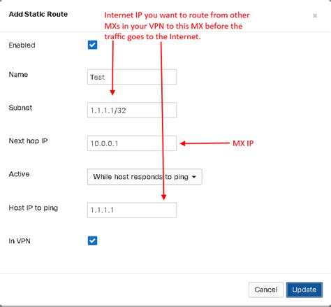 Solved Route Specific Traffic Over Vpn The Meraki Community