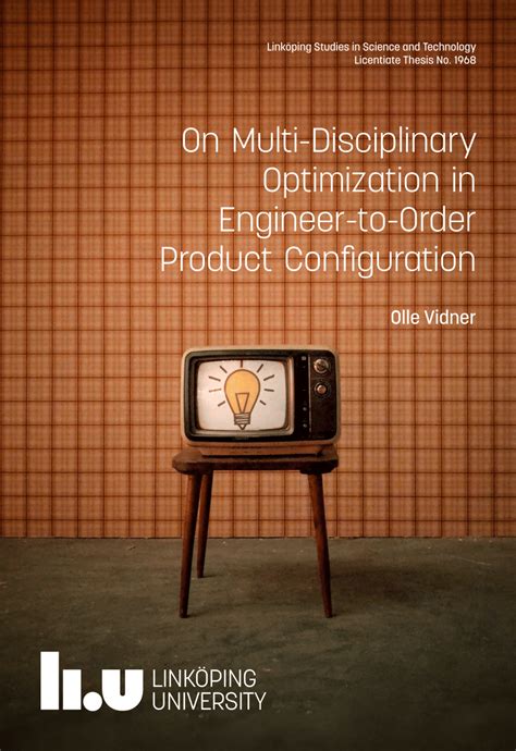 pdf on multi disciplinary optimization in engineer to order product