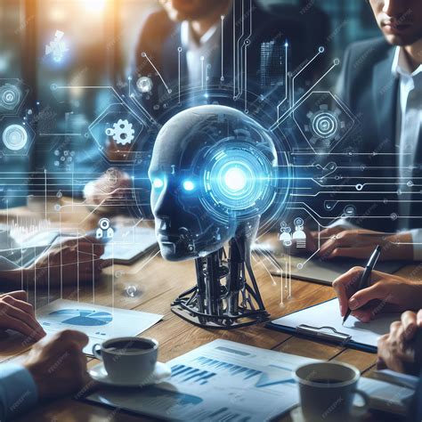 Premium Photo Artificial Intelligence Technology Machine Learning