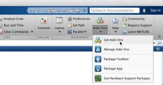 Add On Explorer MATLAB Simulink
