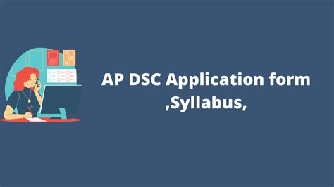 Ap Dsc 2022 Application Form Syllabus