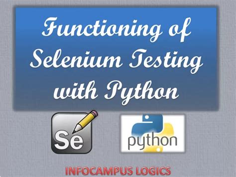 Ppt Selenium With Python Powerpoint Presentation Free Download Id