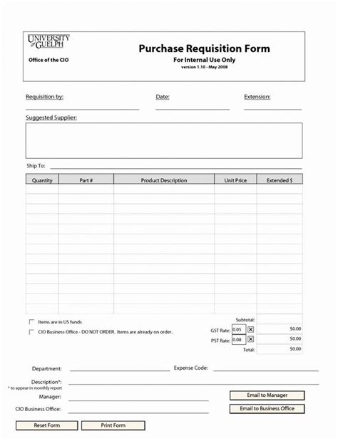 Free Request For Purchase Order Template Purchase Order Template Templates Form