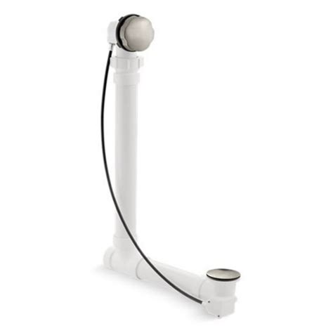Kohler 1 5 In Clearflo Bath Cable Drain With Pvc Tubing Vibrant