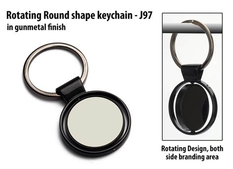 J97 Rotating Round Shape Keychain Best Corporate Ts