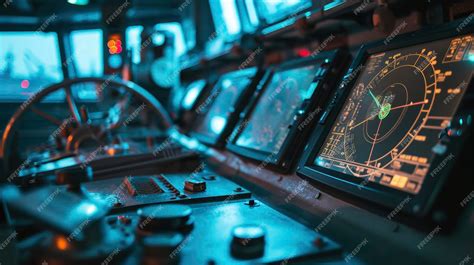 premium ai image navigating the seas an image showcasing monitoring
