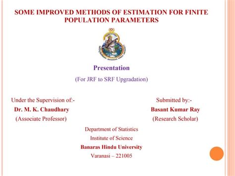 Calibration Approach For Parameter Estimationpptx