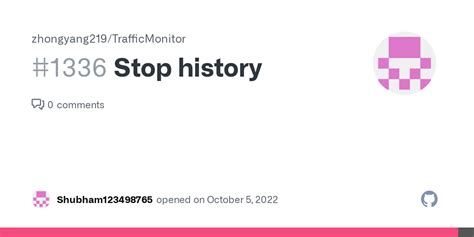 Stop History · Issue 1336 · Zhongyang219trafficmonitor · Github
