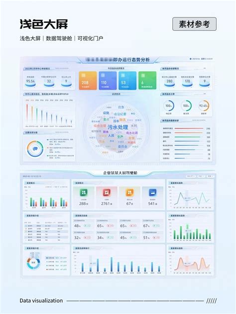 浅色大屏素材｜谁说大屏只能做深色 2 九月的风 来自小红书网页版