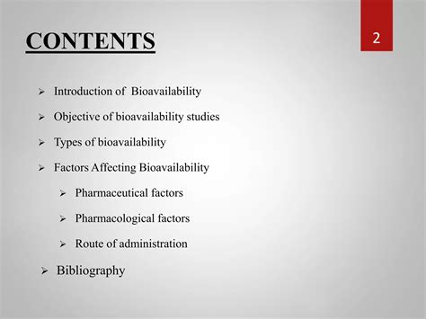 Bioavailability And Factors Affecting Bioavailability Of Drug Pptx