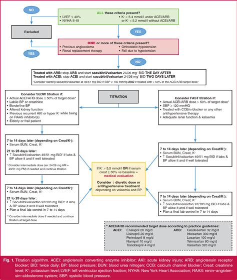 Figure 1 From Usefulness Of A Titration Algorithm For De Novo Users Of Sacubitrilvalsartan In A