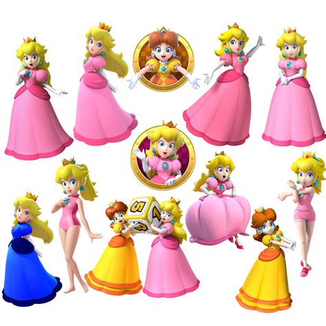 Princess Peach Png Bundle Super Mario Princess Super Mario Clipart