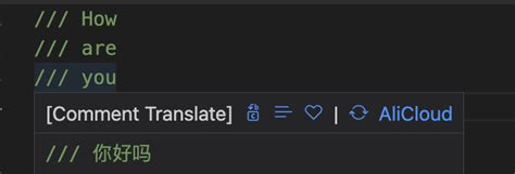 rust的文档注释没有去除斜杠 Issue intellism vscode comment translate GitHub
