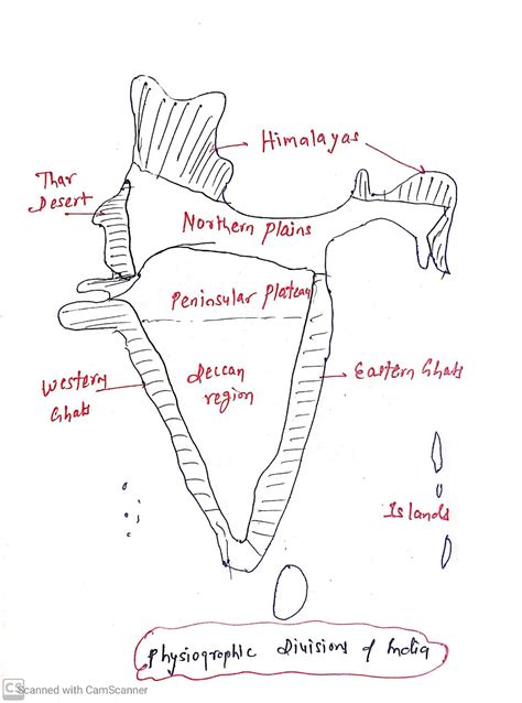 Divide India Into Physiographic Regions And Discuss The Characteristics