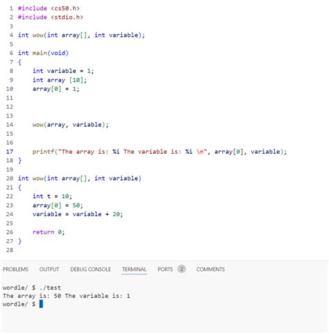 Are Arrays Always Constant I Dont Get Why It Updates Out Of Its Scope