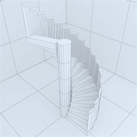 아치 디테일 계단 나선형 4 3d 모델 20 Max 3ds Dae Unknown Dwg Dxf Fbx Flt Ige Obj Stl W3d Wrl