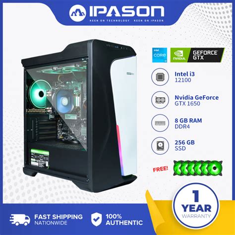 Ipason Desktop Computer Gaming Pc I H Cores Threads Ddr G G G Tb W