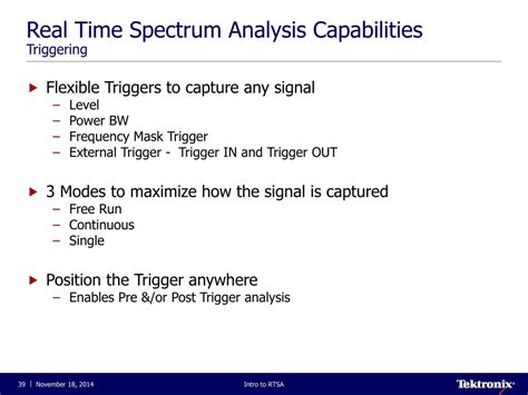 ppt introduction to real time spectrum analysis powerpoint
