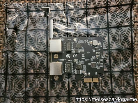 The IOCREST PCI Express x to Dual gbit LAN Card Realtek RTL B Moisés Cardona