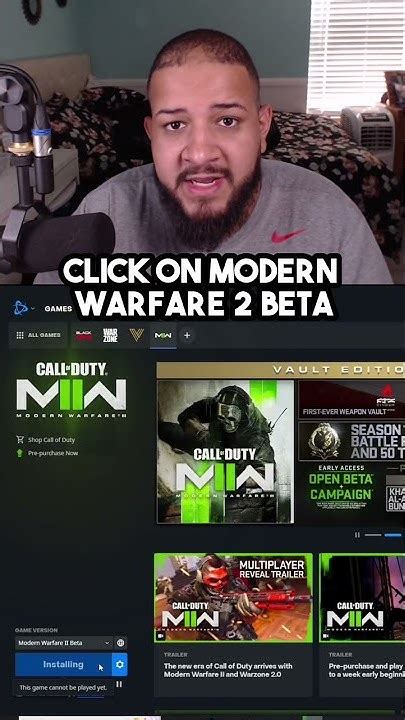 How to PRELOAD & INSTALL the MODERN WARFARE 2 BETA on PC (BATTLENET) 🔥 ...