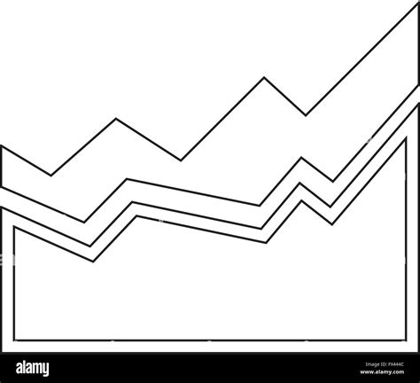 Area Chart Icon Illustration Art Stock Vector Image And Art Alamy