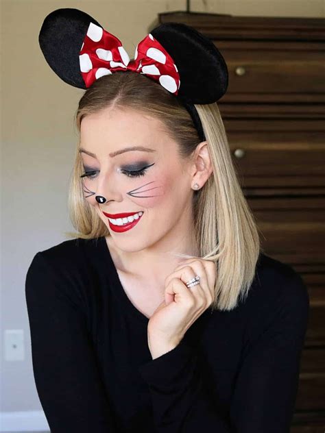 Minnie Mouse Makeup And Hair Tutorial Saubhaya Makeup