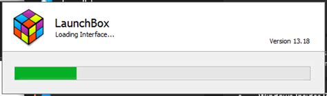 Updated To 1318 Launchbox Wont Start Stuck On Loading Interface