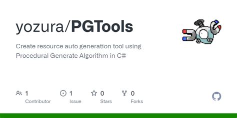 GitHub Yozura PGTools Create Resource Auto Generation Tool Using Procedural Generate