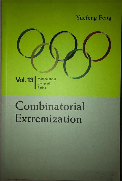 Mathematical Olympiad Series Vol 13 Combinatorics Hobbies And Toys Books And Magazines Fiction