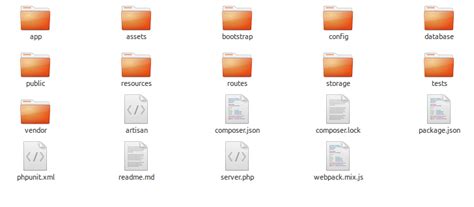 Struktur Direktori Laravel 5 4