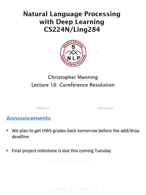 xu ly ngon ngu tu nhien christopher manning cs224n 2019 lecture16
