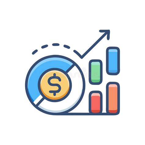 Financial Performance Indicators Icon For Business Metrics Stock Vector Illustration Of