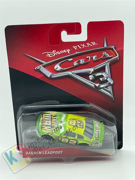 Disney Pixar Cars Darren Leadfoot Cars 3 Bnip Ks Toys Store