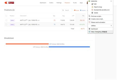 Must Have Tool If You Use Zerodha For Options Trading Page 2 F O Trading Q A By Zerodha