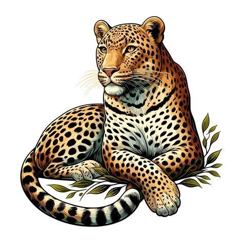 Premium Vector Cute Leopard Vector Cartoon Illustration Premium Vector Cute Leopard Vector Cartoon Illustration