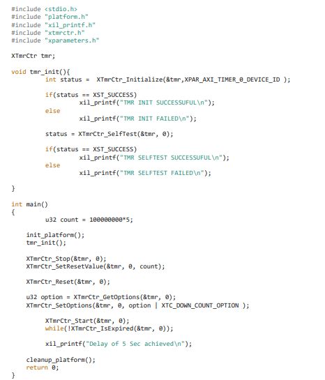 Solved Modify The C Code To Increase The Delay Time To 10